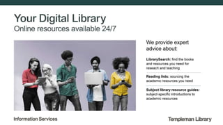 University of Kent: Templeman Library services and support for academic ...