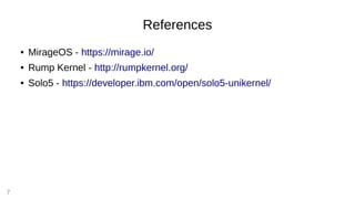 Unikernels Introduction | PDF