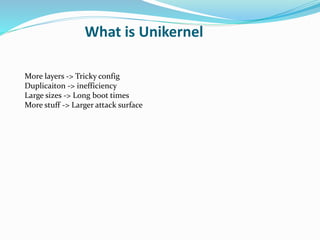 Unikernels and Cloud Computing | PPTX
