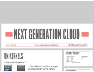 Unikernels: Next Generation Cloud | PPT