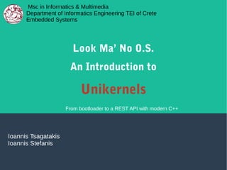 Unikernels | PPT