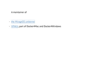 Unikernels and docker from revolution to evolution — unikernels and docker from revolution to ...