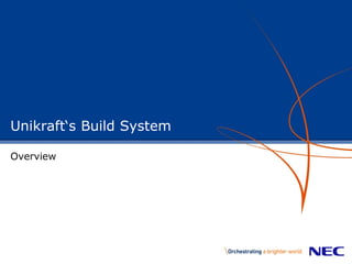 XPDDS19: A Journey through Unikraft's Build System | PPT