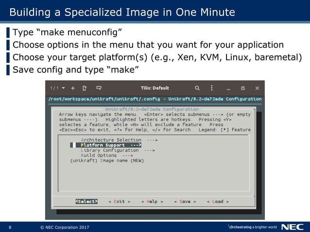 Unikraft Landing Page Master Slides | PPT