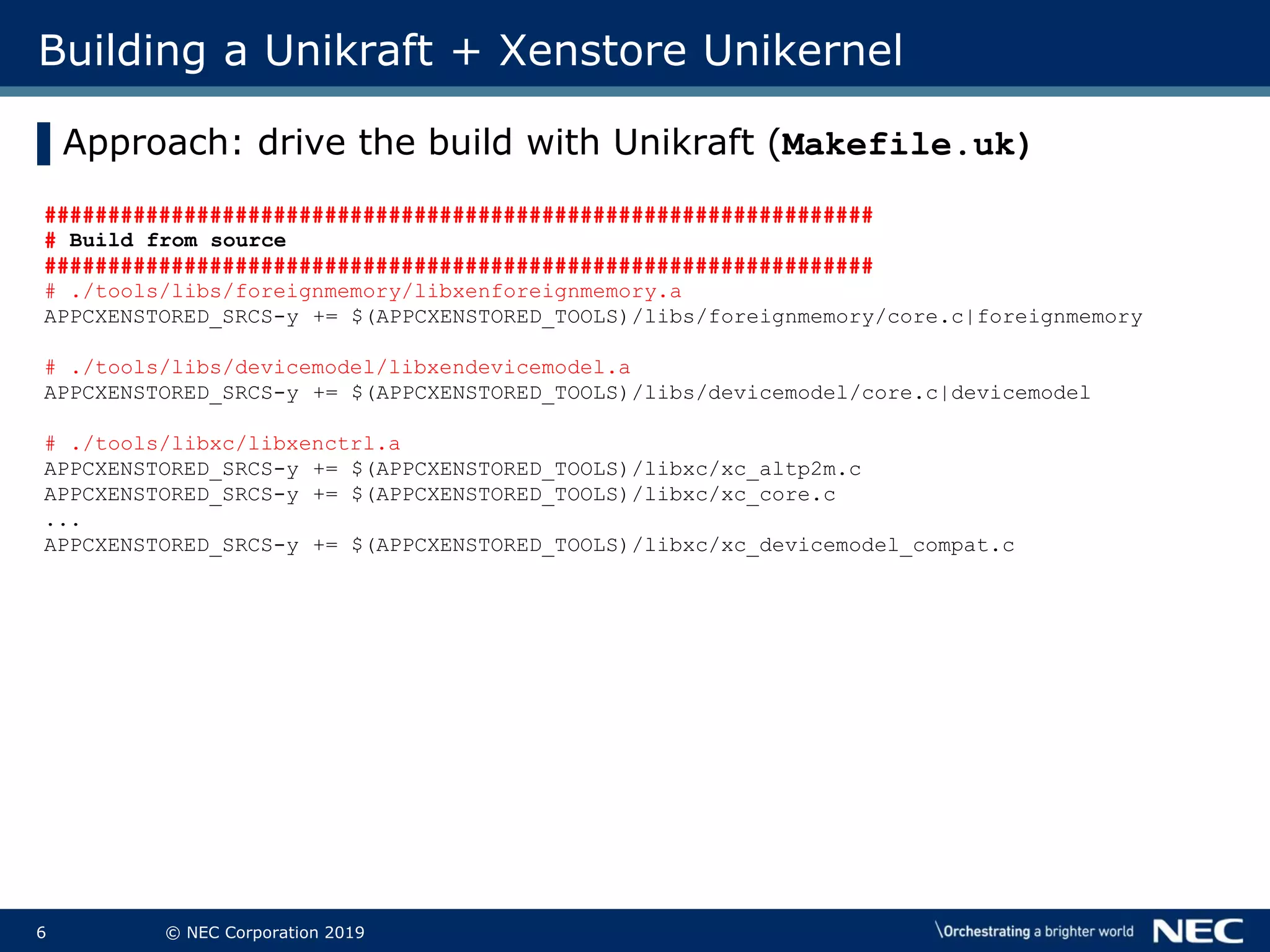 XPDDS19: Unikraft Dom0 Disaggregation | PPT | Free Download
