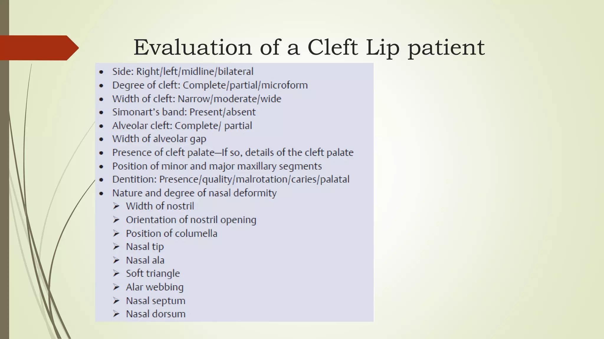 Unilateral cleft lip | PPTX