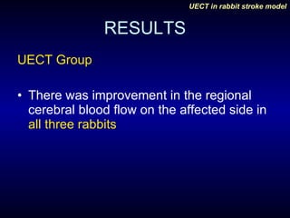 Unilateral electroconvulsive therapy_in_rabbit_stroke_model1 | PPT
