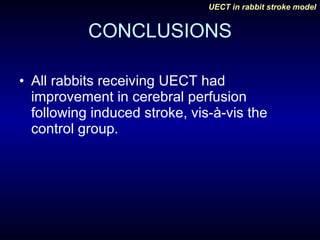 Unilateral electroconvulsive therapy_in_rabbit_stroke_model1 | PPT