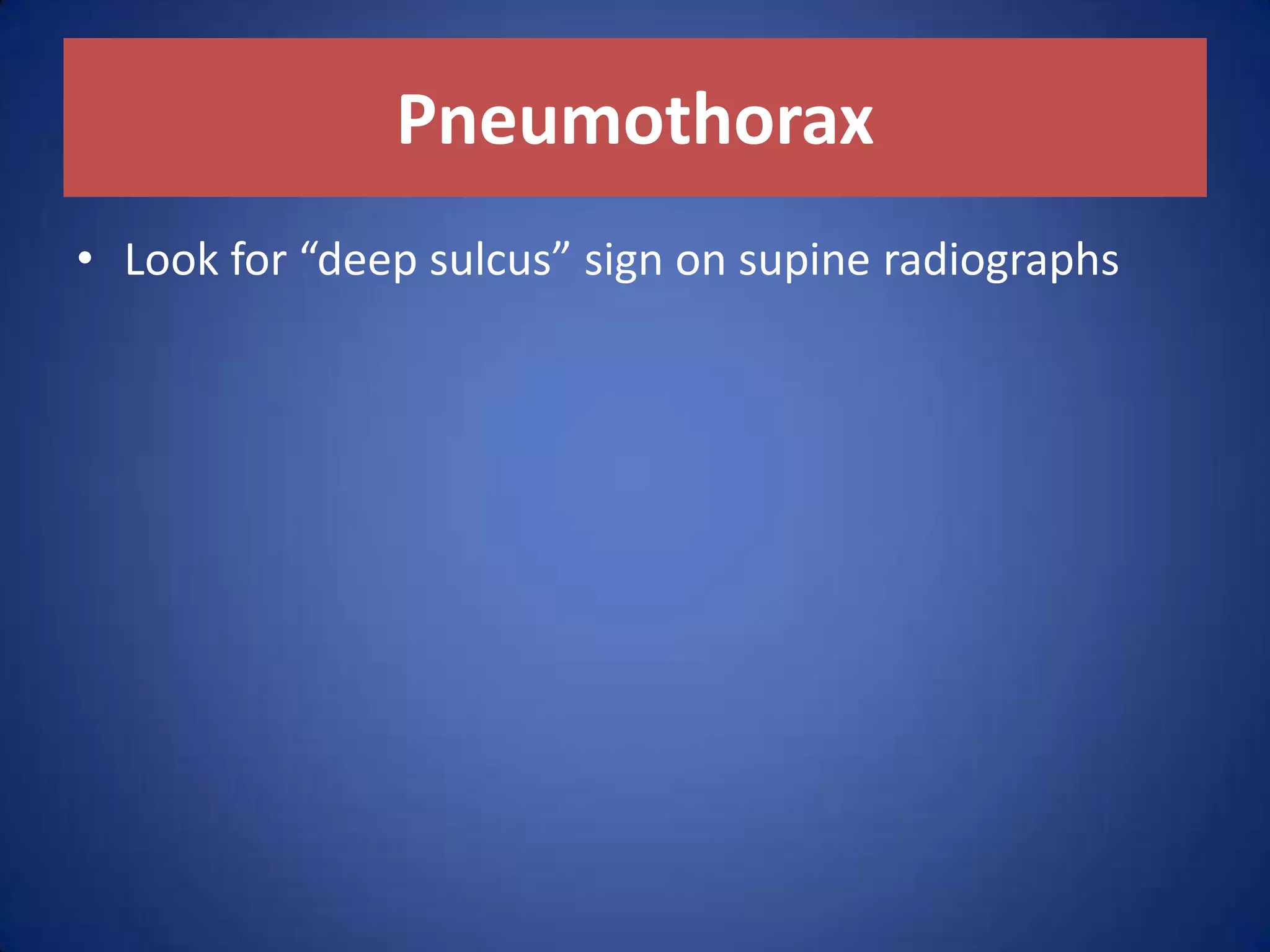 Unilateral hyperlucent hemithorax | PDF