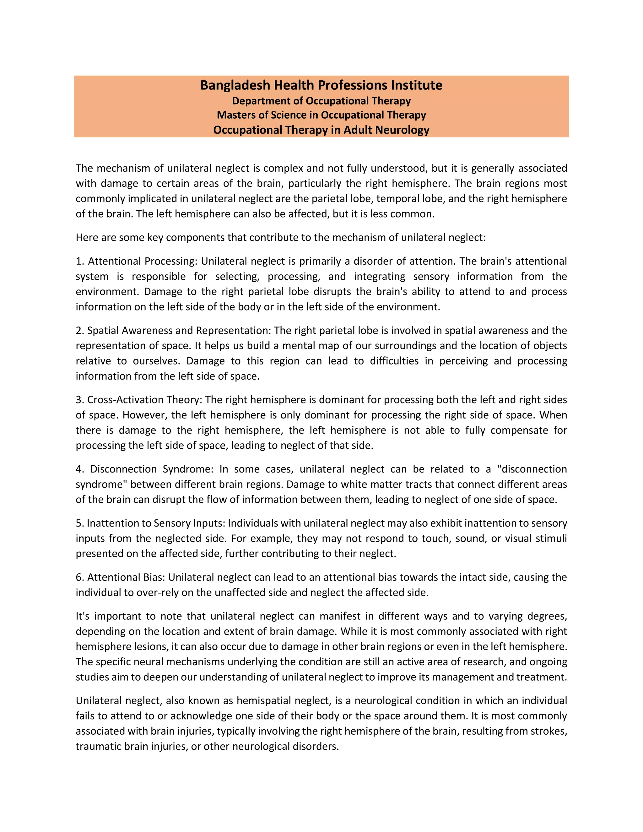 UNILATERAL NEGLECT.docx