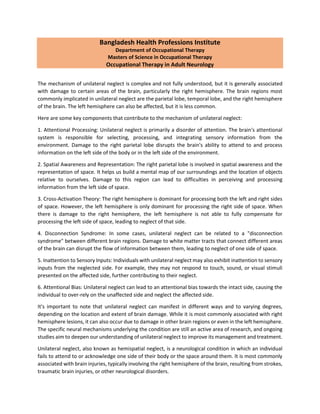 UNILATERAL NEGLECT.docx