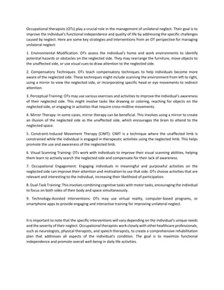 UNILATERAL NEGLECT.docx