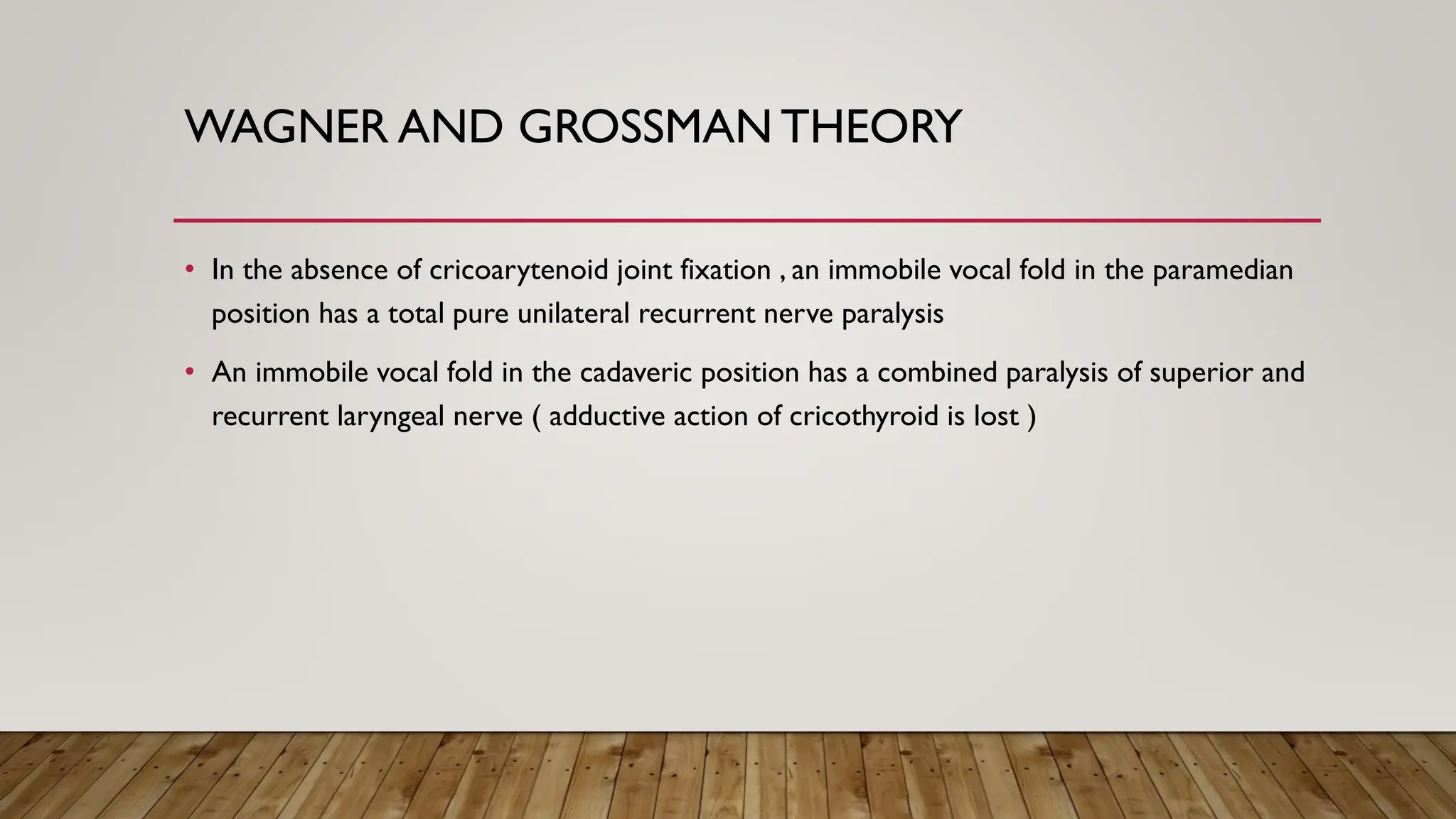 UNILATERAL VOCAL FOLD PARALYSIS - powerpoint presentation | PDF