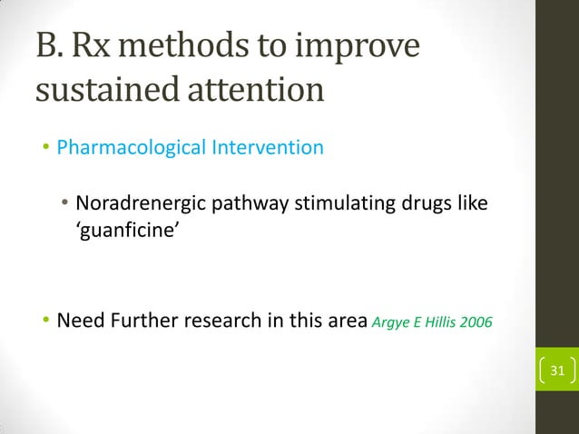 Rehabilitation of Unilateral Spatial neglect | PPT