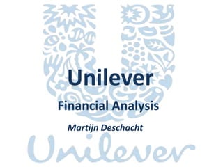 Financial analysis Unilever | PPTX