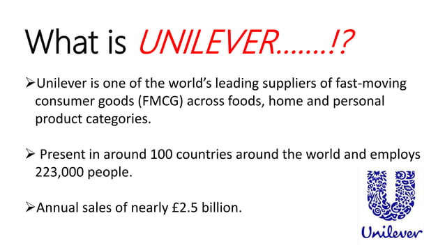 Unilever Case Study | PPTX | Skin Care | Beauty