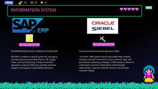 The Information System of Unilever (with brief background) | PPTX