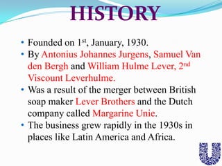 UNILEVER-An Innovative Business | PPTX