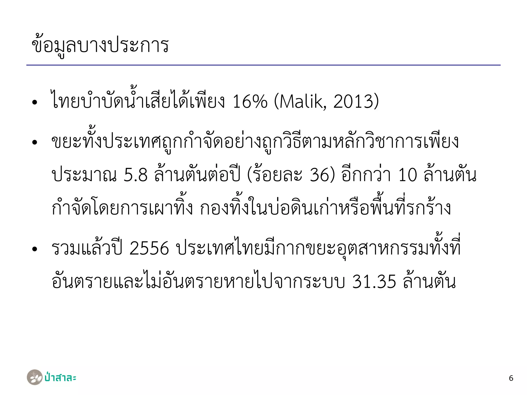 จาก SDGs ถึง COP21: โอกาสและความท้าทายของธุรกิจไทย | PPT