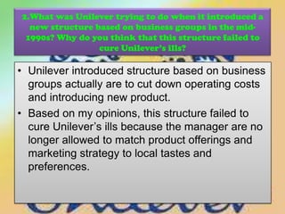 UNILEVER | PPTX