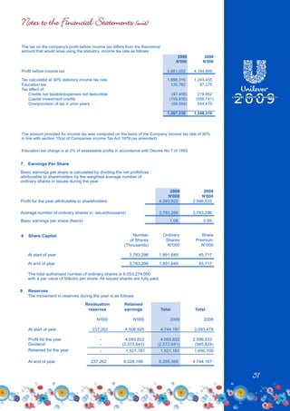 Unilever Annual Report 2009 | PDF