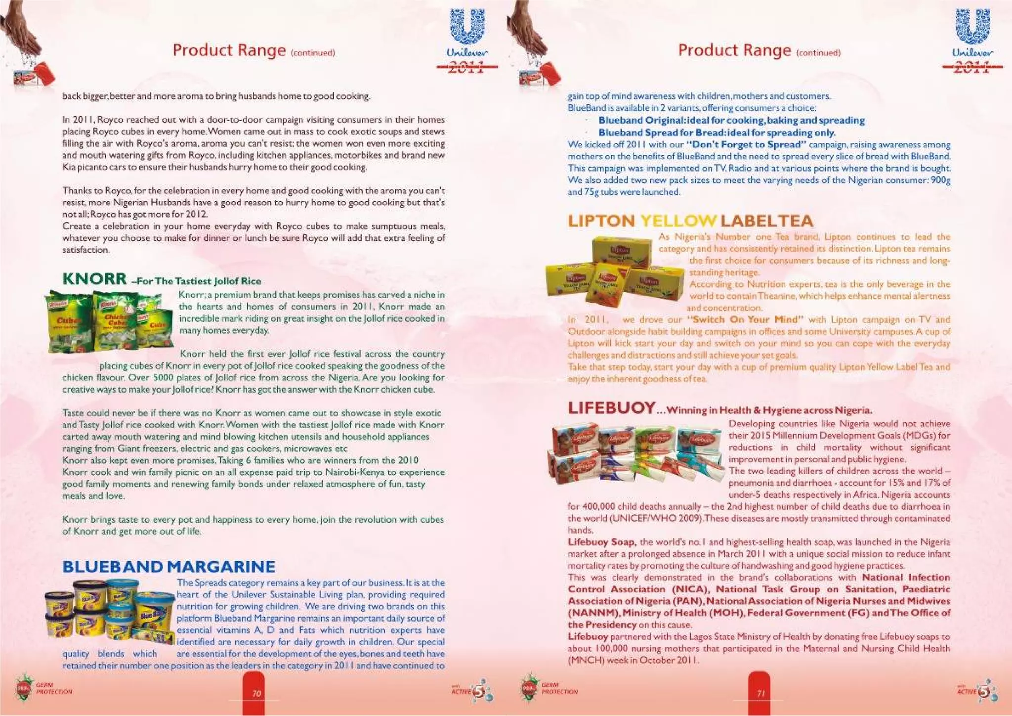 Unilever Annual Report 2011 | PPT