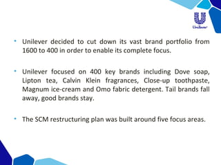 Unilever Supply Chain Management | PPT