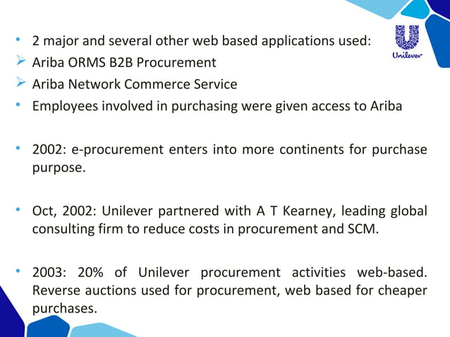 Unilever Supply Chain Management | PPT