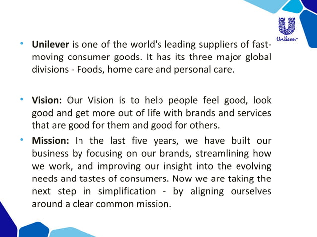 Unilever Supply Chain Management | PPT