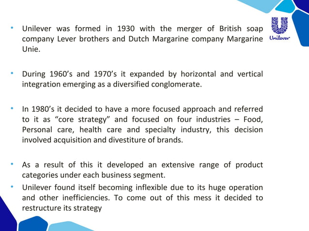 Unilever Supply Chain Management | PPT