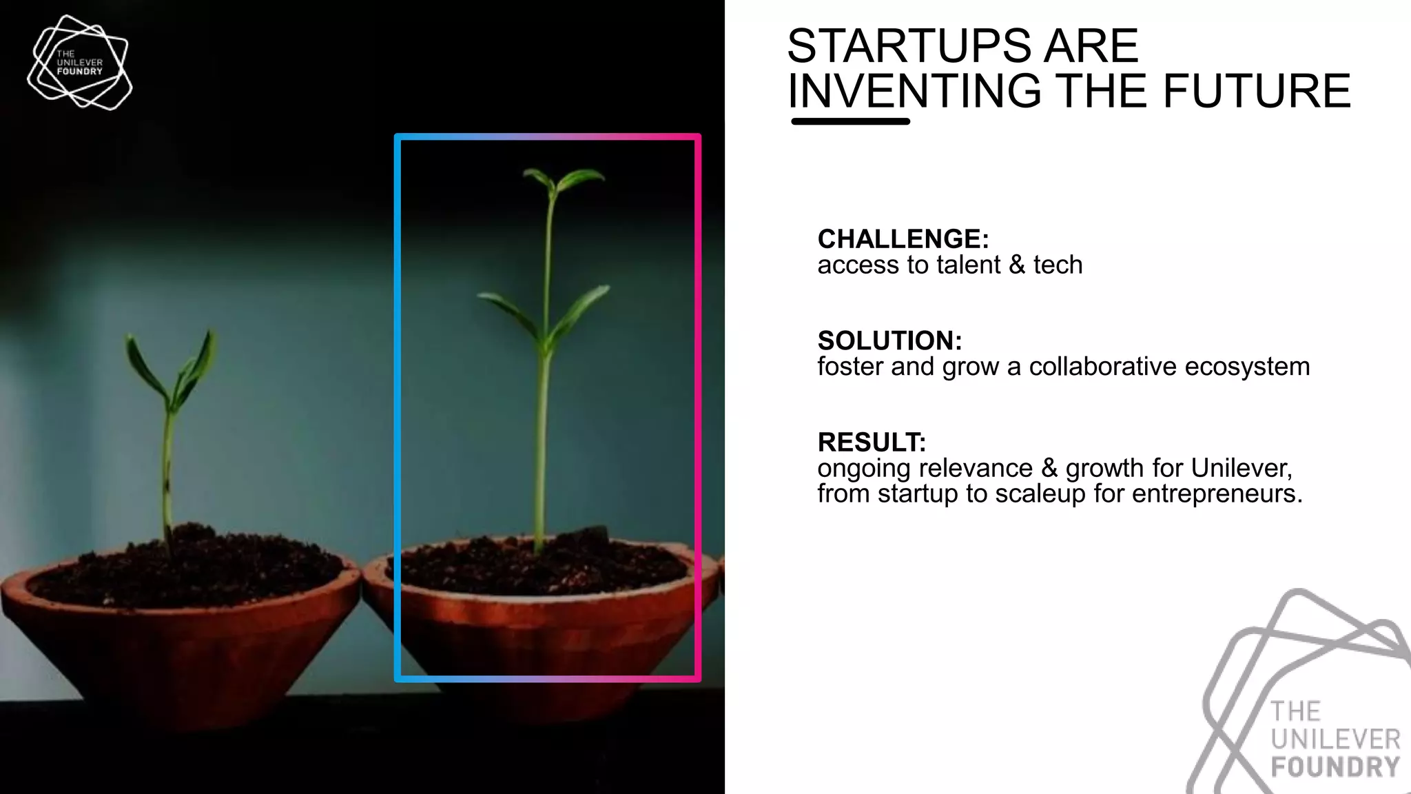 The future powered by start-ups - Unilever Foundry | PDF