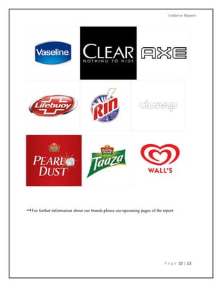 Unilever introduction | PDF