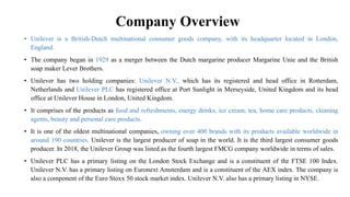 Unilever Marketing Startegy Analysis.pptx