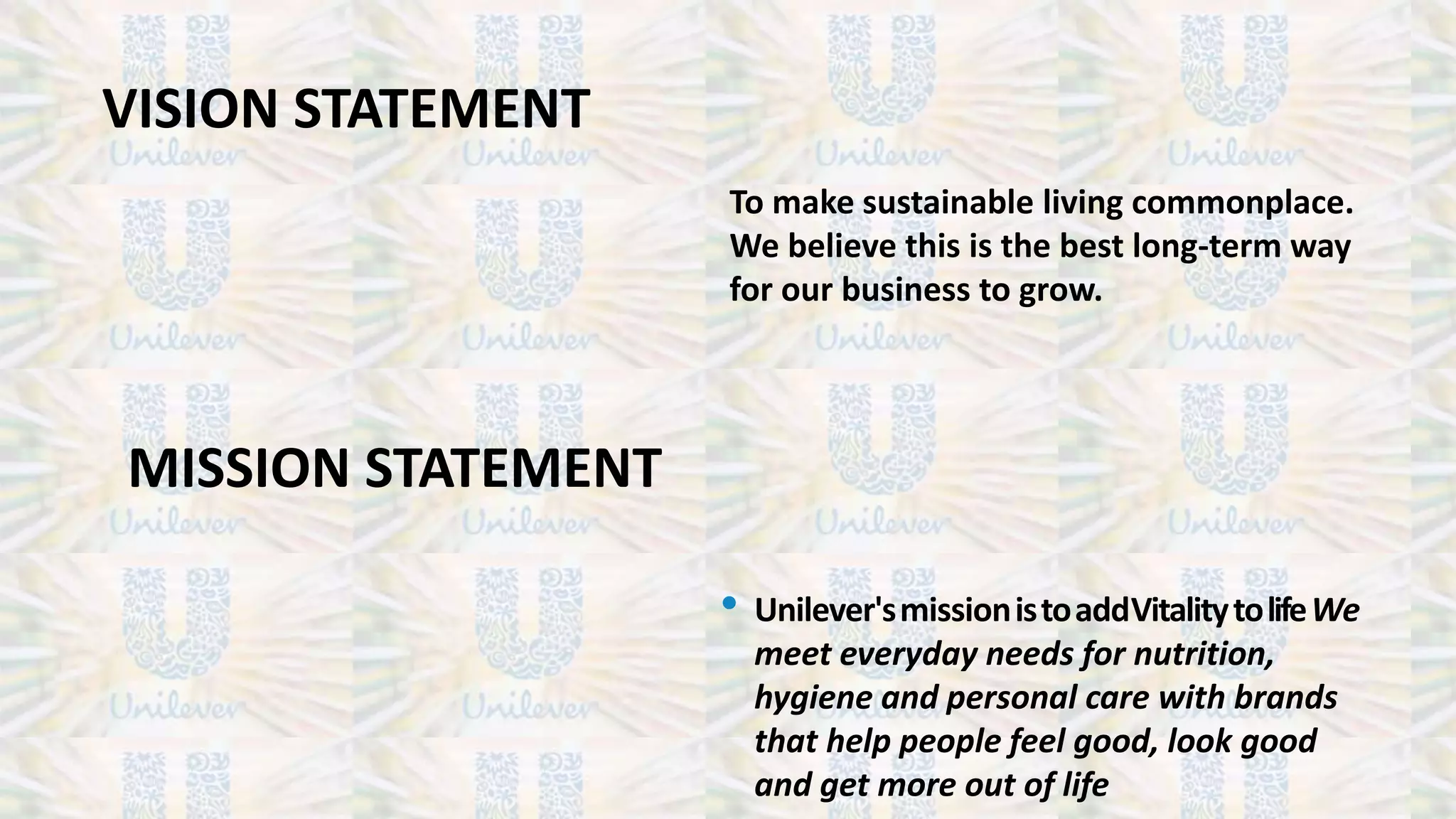 Unilever matrix analysis | PPTX