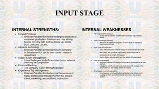 Unilever matrix analysis | PPTX