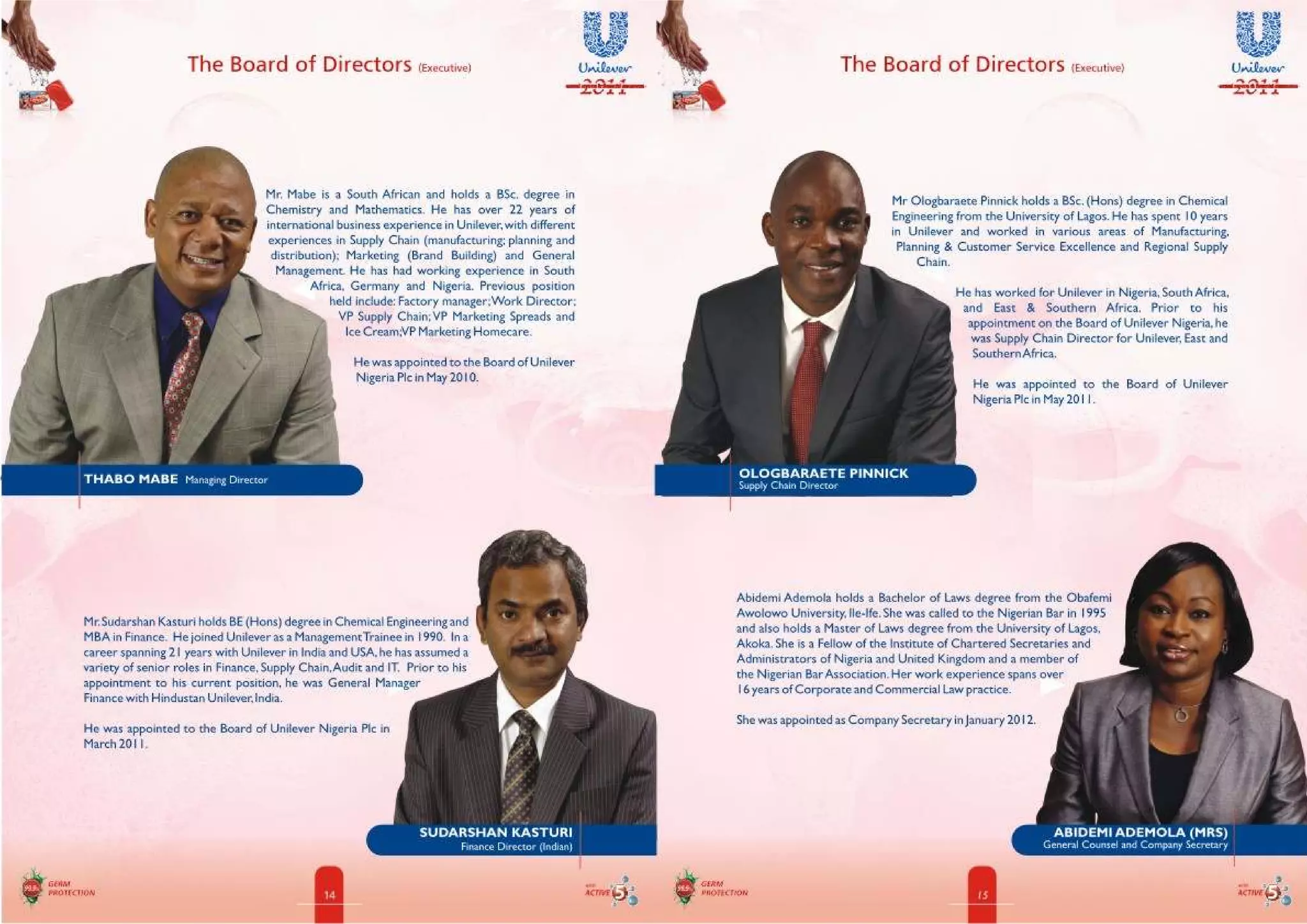Unilever Nigeria Annual Report 2011 | PPT
