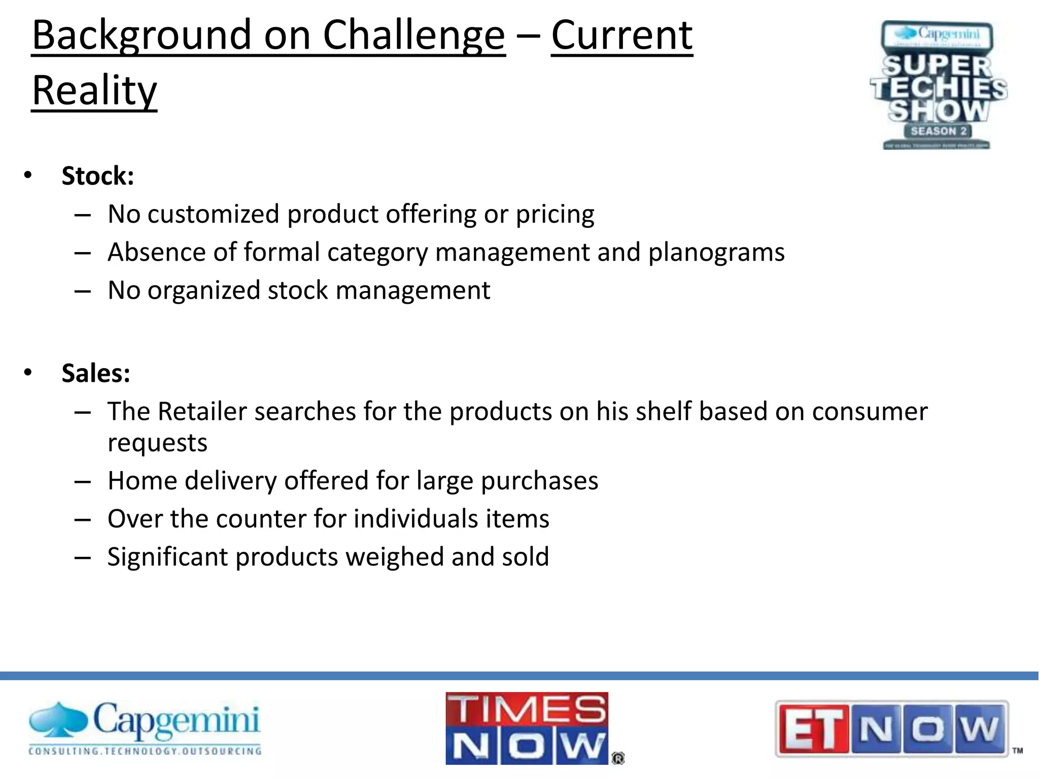 Capgemini Super Techies Show Season 2: The Unilever Challenge ...