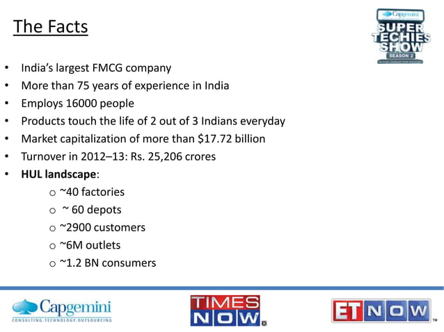 Capgemini Super Techies Show Season 2 The Unilever Challenge