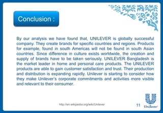 Unilever presentation | PPTX