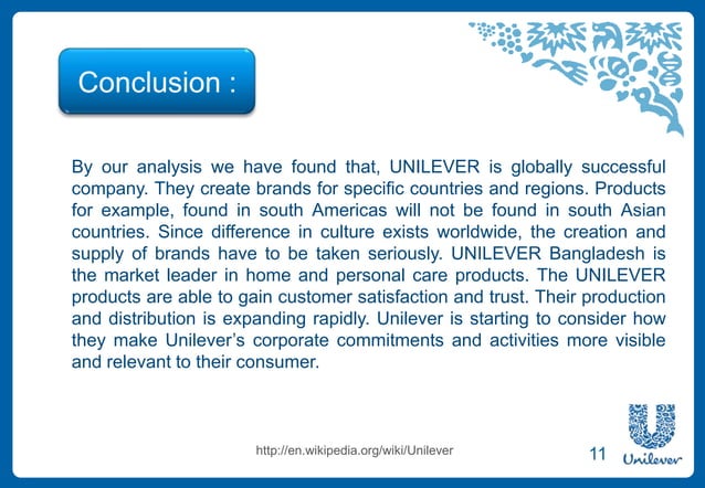 Unilever presentation | PPT