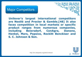 Unilever presentation | PPTX