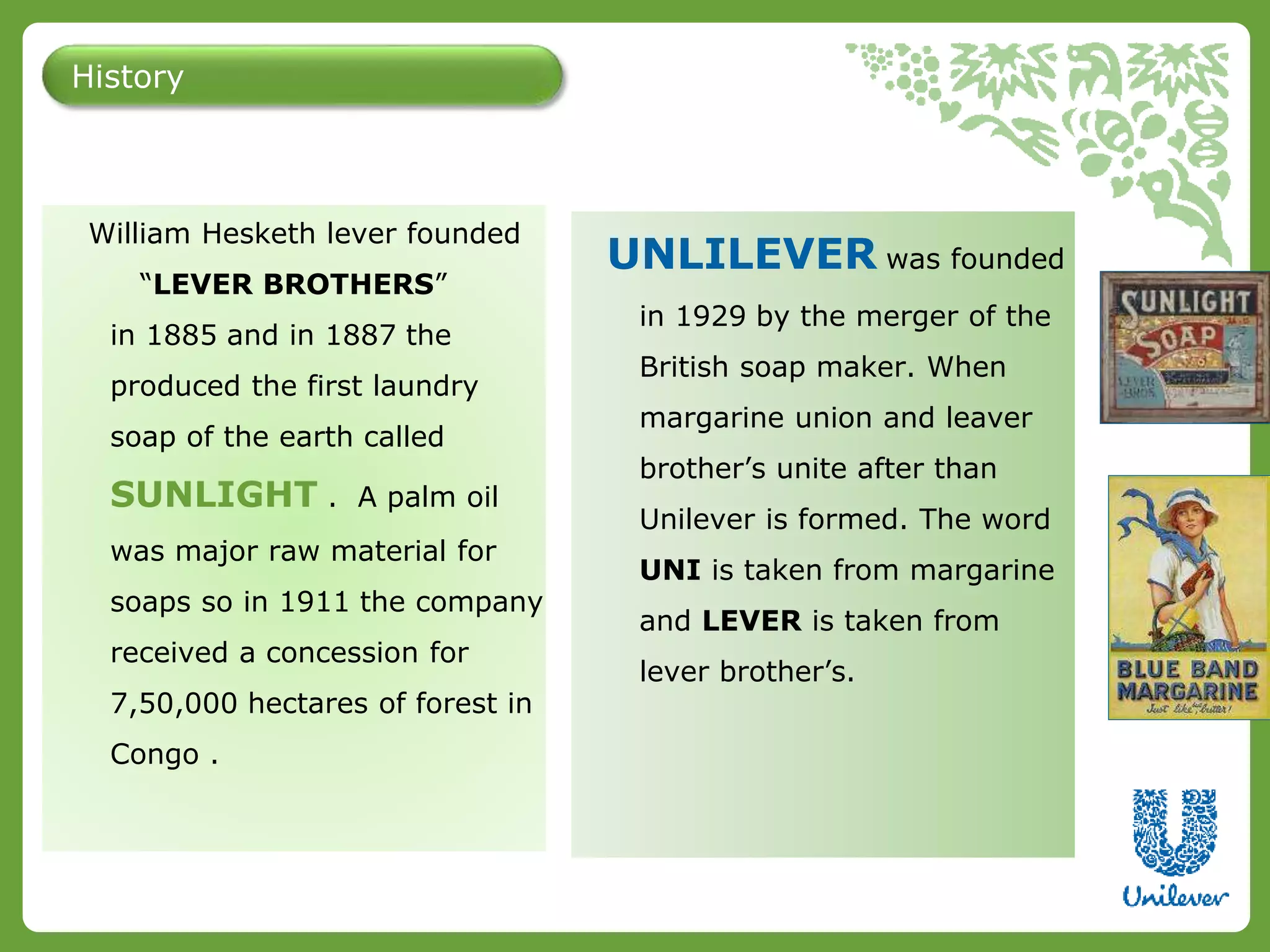 Unilever presentation | PPTX