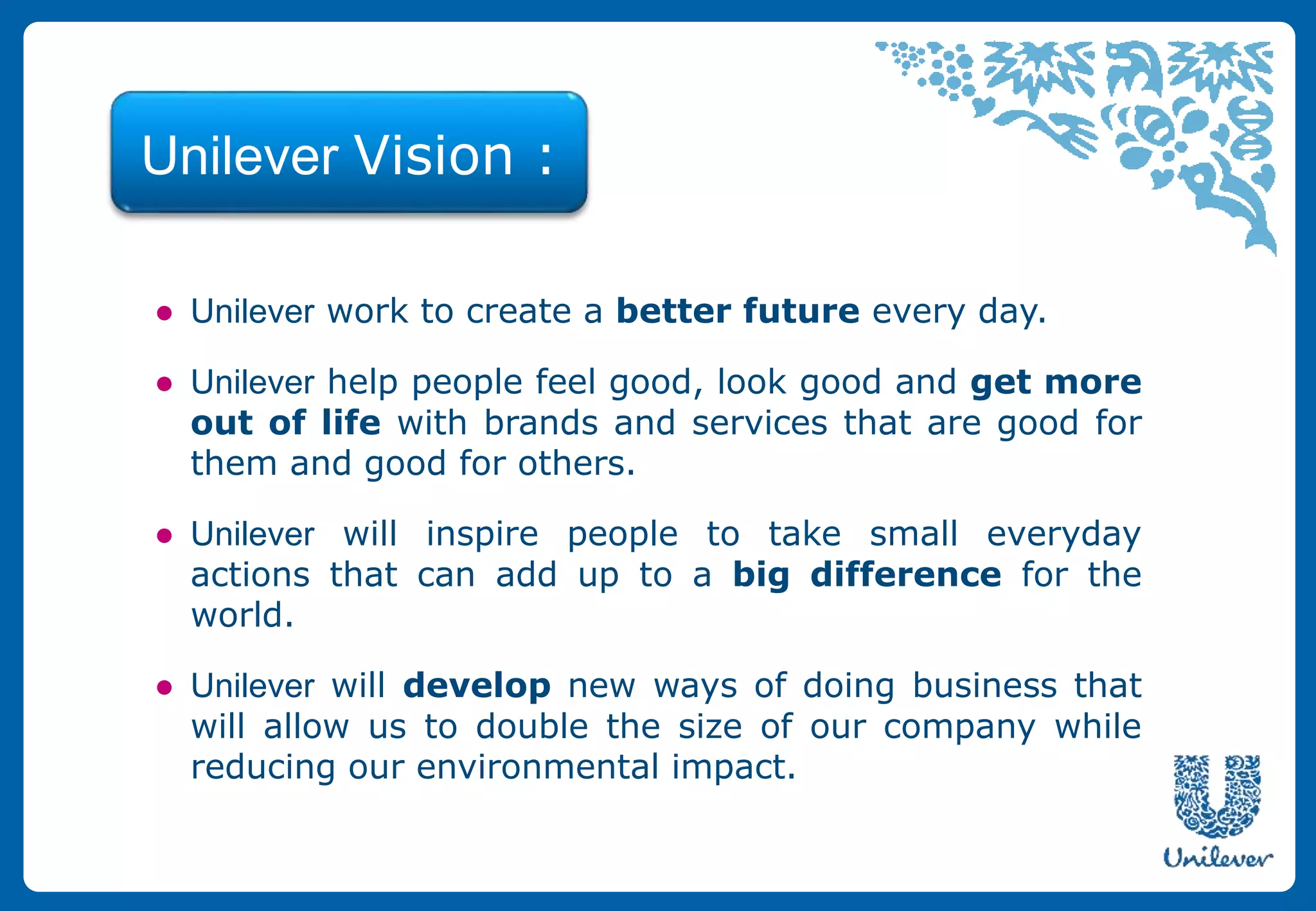 Unilever Presentation | PPTX
