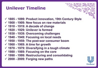 Unilever Presentation | PPTX
