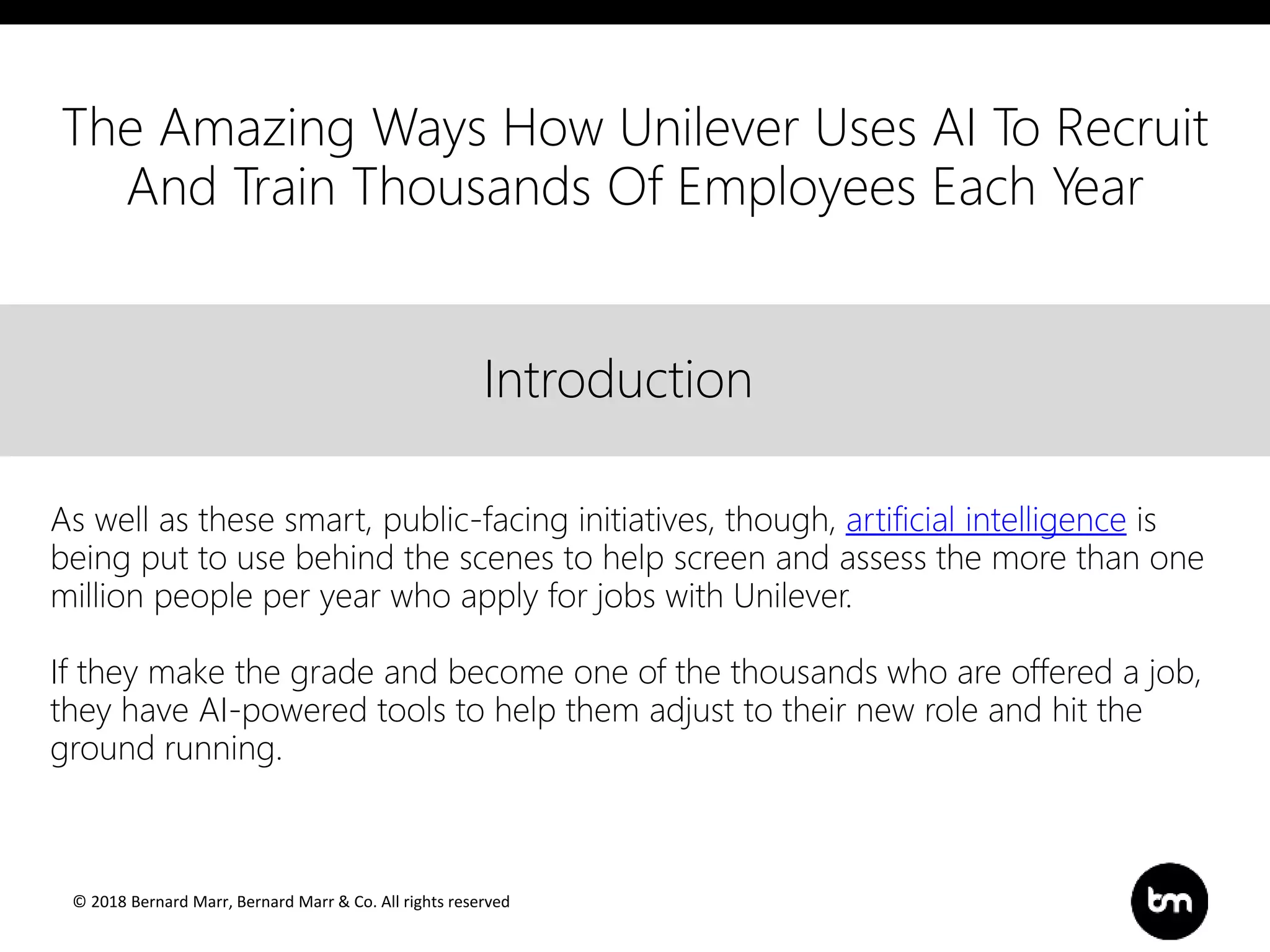 How Unilever Uses Artificial Intelligence To Recruit And Train ...