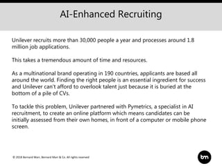 How Unilever Uses Artificial Intelligence To Recruit And Train ...