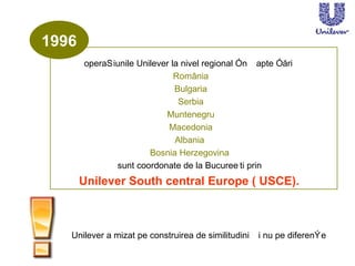 Unilever romania strategii | PPT