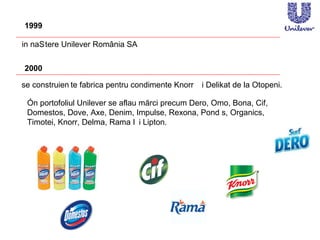 Unilever romania strategii | PPT
