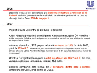 Unilever romania strategii | PPT