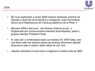 Unilever romania strategii | PPT